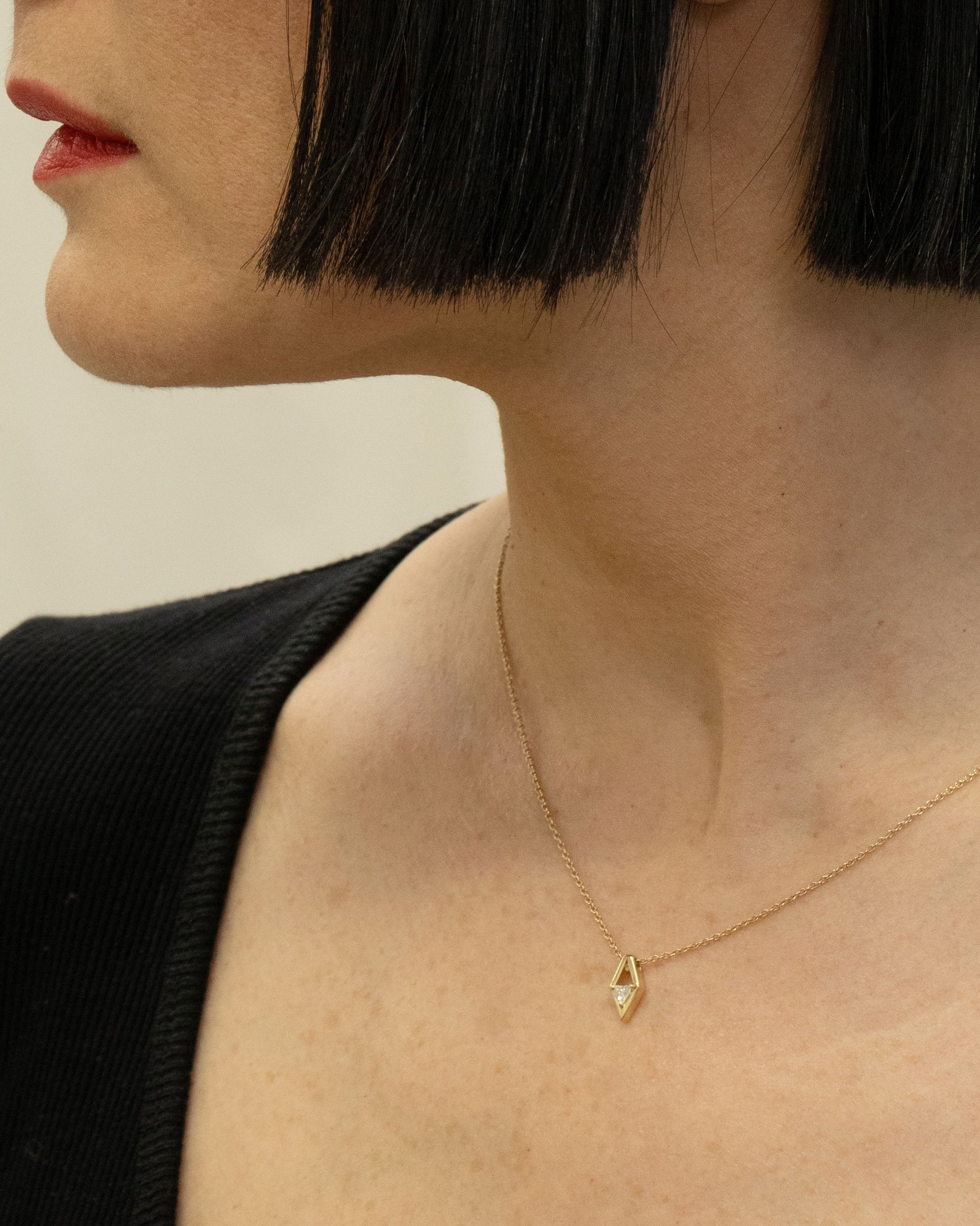 Reflection Necklace Emerald – Bliss Lau