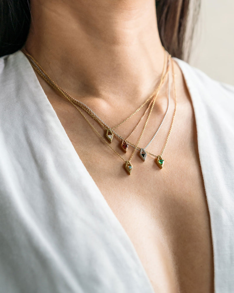 Emerald Reflection Necklace